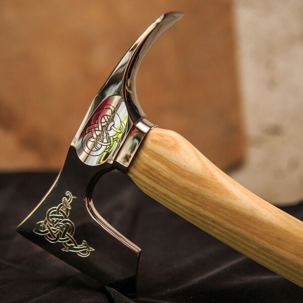Bearded Spike Tomahawk Axe Hatchet the Black Hawk - Etsy