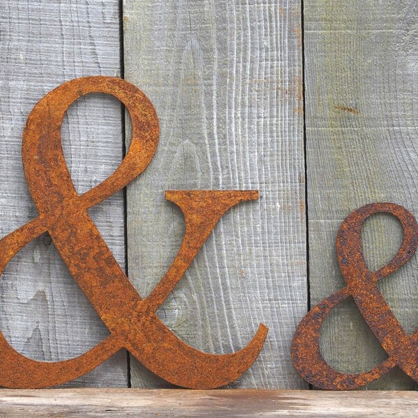 Rusty Letter / Flat Metal Rusty Letter E / Metal / Letter / Garden ...
