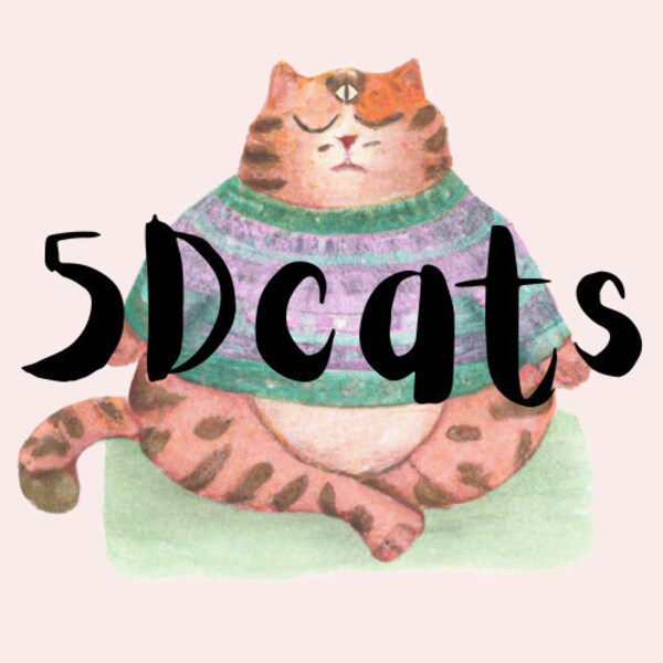 Flowers Bloom Cat Spiral Notebook, Floral Cute Cat Notebook Journal ...
