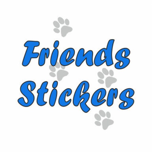 FriendsStickers - Etsy