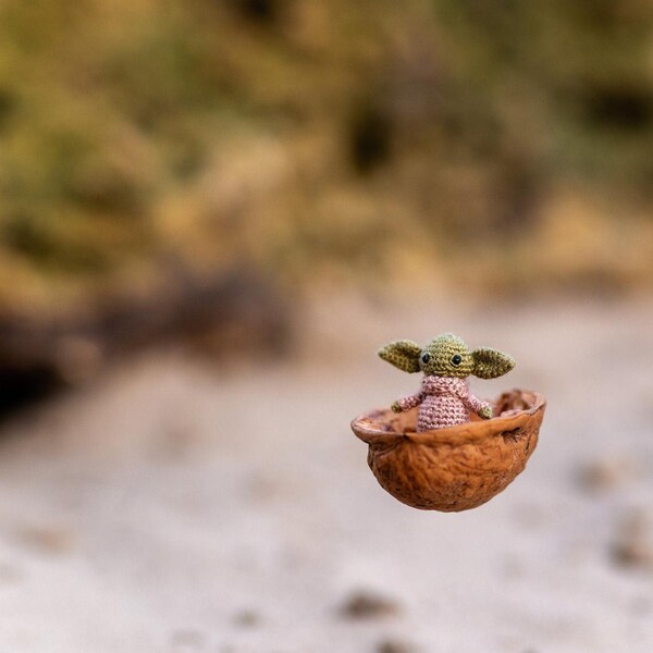 Micro Crochet Amigurumi Realistic Lemur Art, Mini Micro Animals Lemur ...