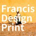 FrancisDesignPrint | Etsy