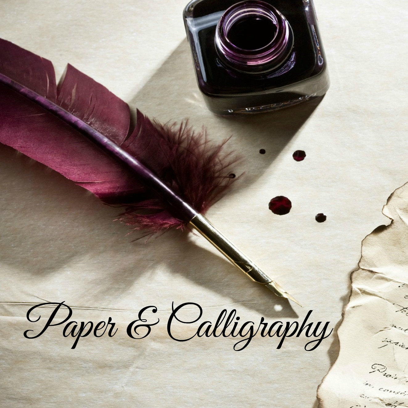 Calligraphy Art Papers Journals by PaperAndCalligraphy on Etsy