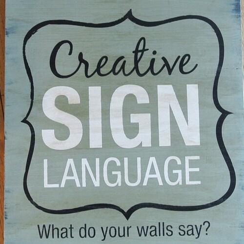 CreativeSignLanguage | Etsy