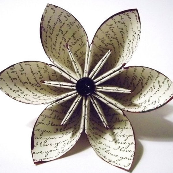 Doctor Who Inspired Paper Flowers Set of 5, 11 Doctors, Handmade, One ...