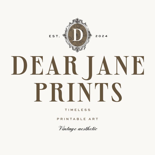 DearJanePrints - Etsy