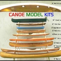 36" Deluxe Wood Strip Canoe Kit - Etsy Canada
