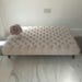 Chesterfield Double Top Coffee Table & Footstool Deep Buttons Made by ...