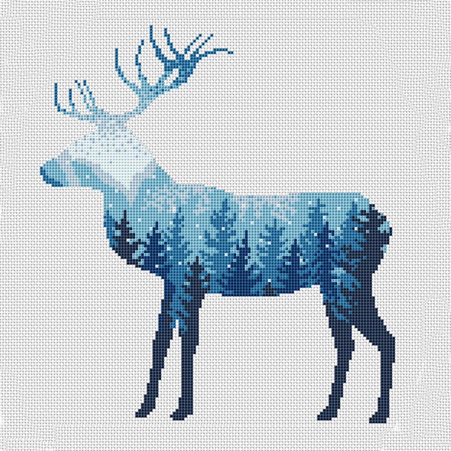 Scandinavian Modern Cross Stitch Pattern by CozyEveningsStitch