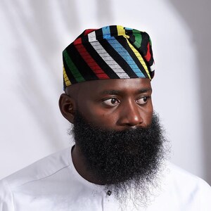 African Hat, Aso Oke, Kufi Hat, Nigerian Wedding Hat, Agbada Hat ...