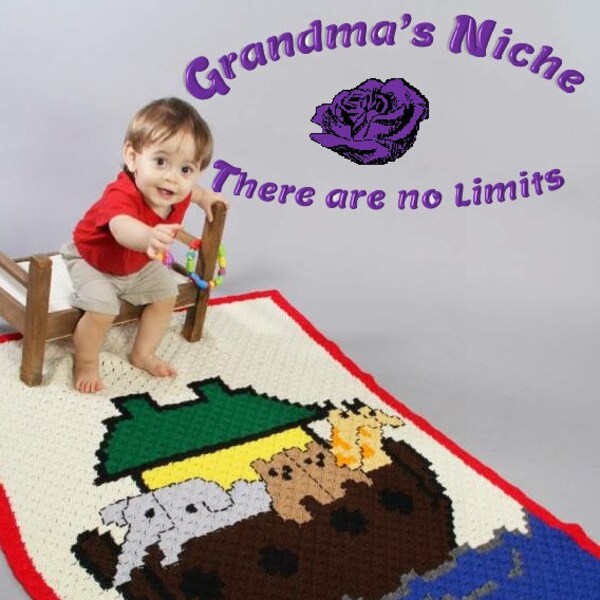 Jesus Crochet Blanket C2C Pattern, written Instructions, Tunisian ...