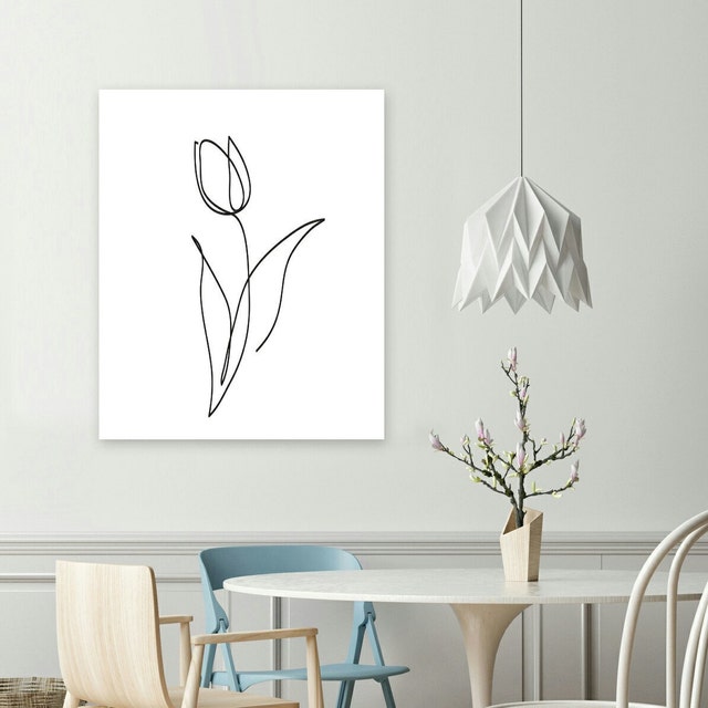 Minimalist Modern Line Art Decor by LivDeco on Etsy