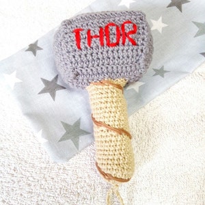 Hammer of Thor Crochet Rattle 1 Pc Newborn Viking Gift - Etsy