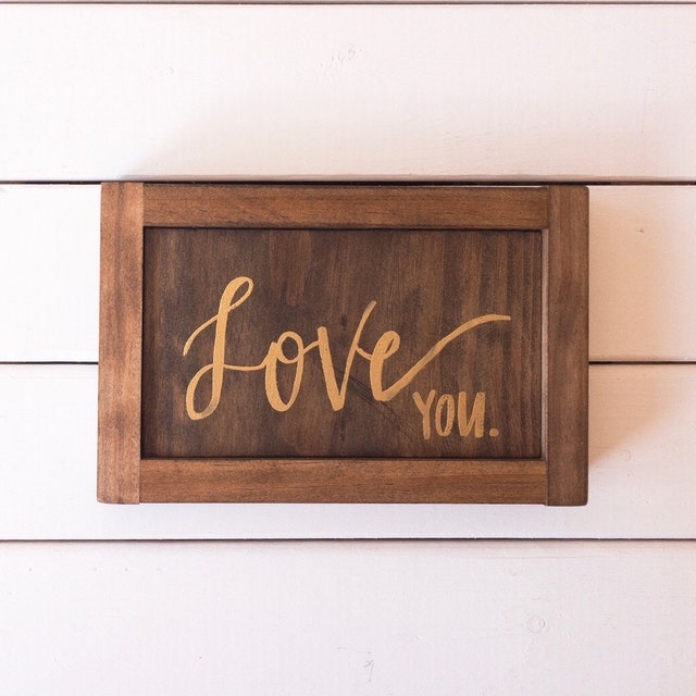Handmade and hand lettered wood and canvas signs by LightOfLifeWI