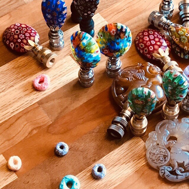 Lamp Finials Jewelry for your Lamp by TopFinials on Etsy