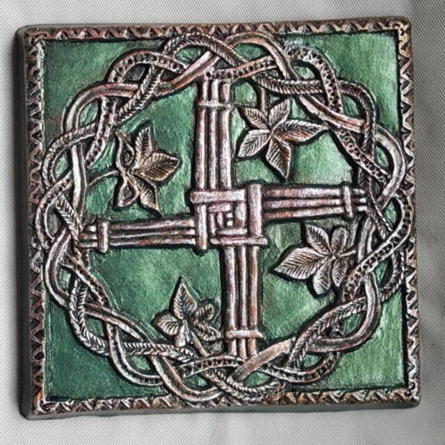 Garden Art Cast Stone Art Wall Plaque Stone by InnovativeStoneArt