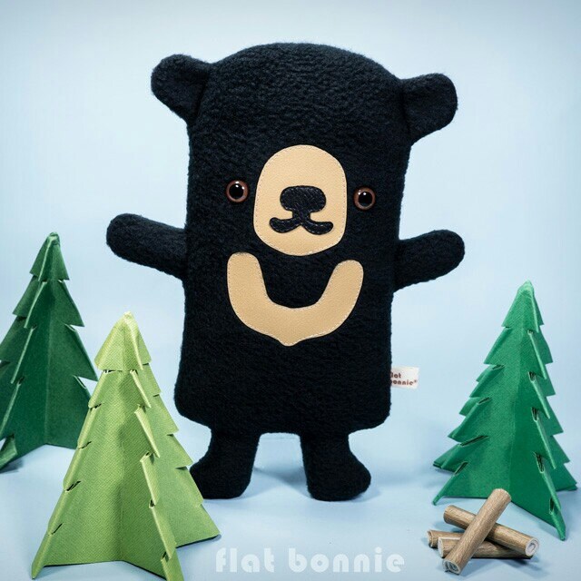 Sun Bear Plush, Bear Stuffed Animal, Kawaii Bear Cub Soft Toy, Cute ...