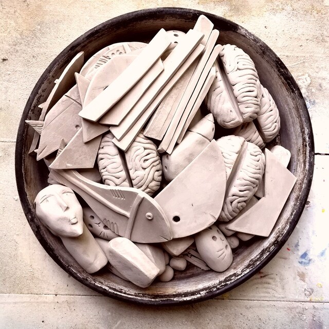 Brain Sculpture, Ceramic Brain Sculpture, Brain Wall Art, Psychology ...