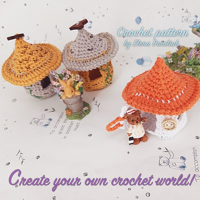 Crochet Pattern Tiny Dollhouse miniature Crochet Pattern, Amigurumi ...