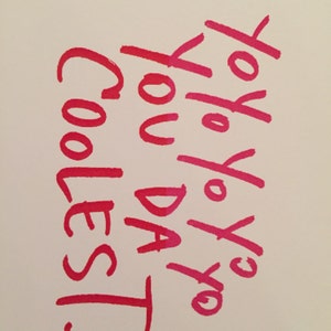 You're the Coolest, Yo Yo Yo Yo, Cool Friendship Card - Etsy