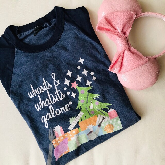 Little Mermaid Christmas Raglan. Disney Christmas Shirt. Whosits and ...