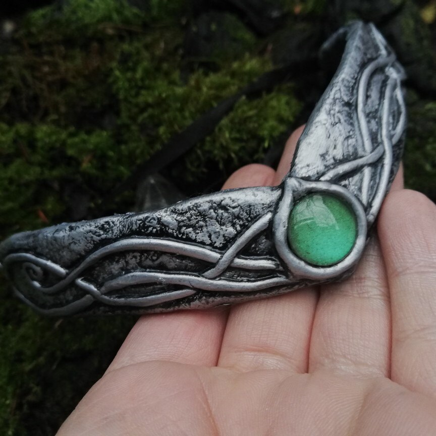 Elf ear cuffs viking jewelry and pagan by HeavyMetalFantasyArt