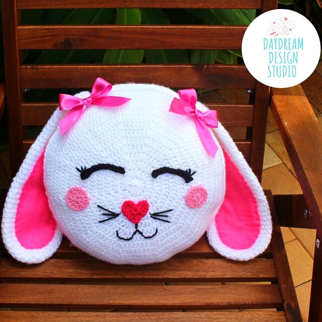 Crochet Bunny Pillow Pattern Crochet Rabbit Pillow Pattern - Etsy Australia