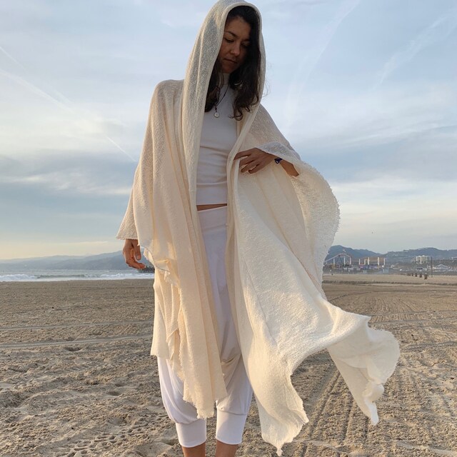 Hooded Cloak, Nomad Kimono, Festival Costume, Festival Clothes, Robe ...