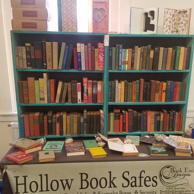 Hollow Book Safes Book Flasks Gun Safes by BookEndDesigns on Etsy