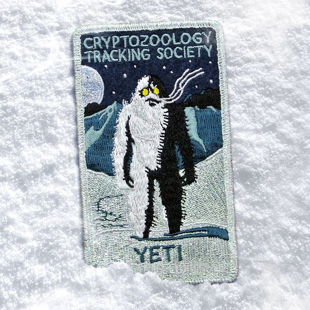 YETI Patch Cryptozoology Tracking Society Yetti Abominable Snowman ...