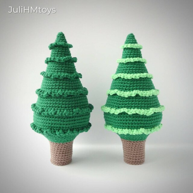 Christmas Trees Crochet Pattern - Etsy