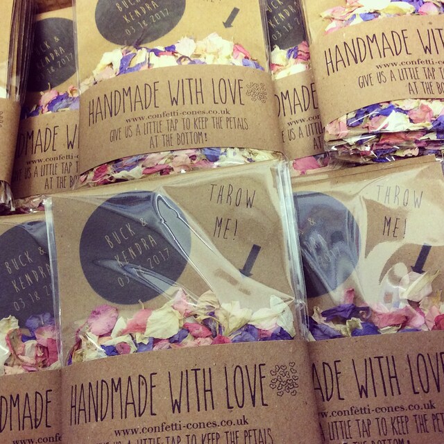 Wedding Confetti Personalised Envelopes biodegradable Confetti - Etsy UK