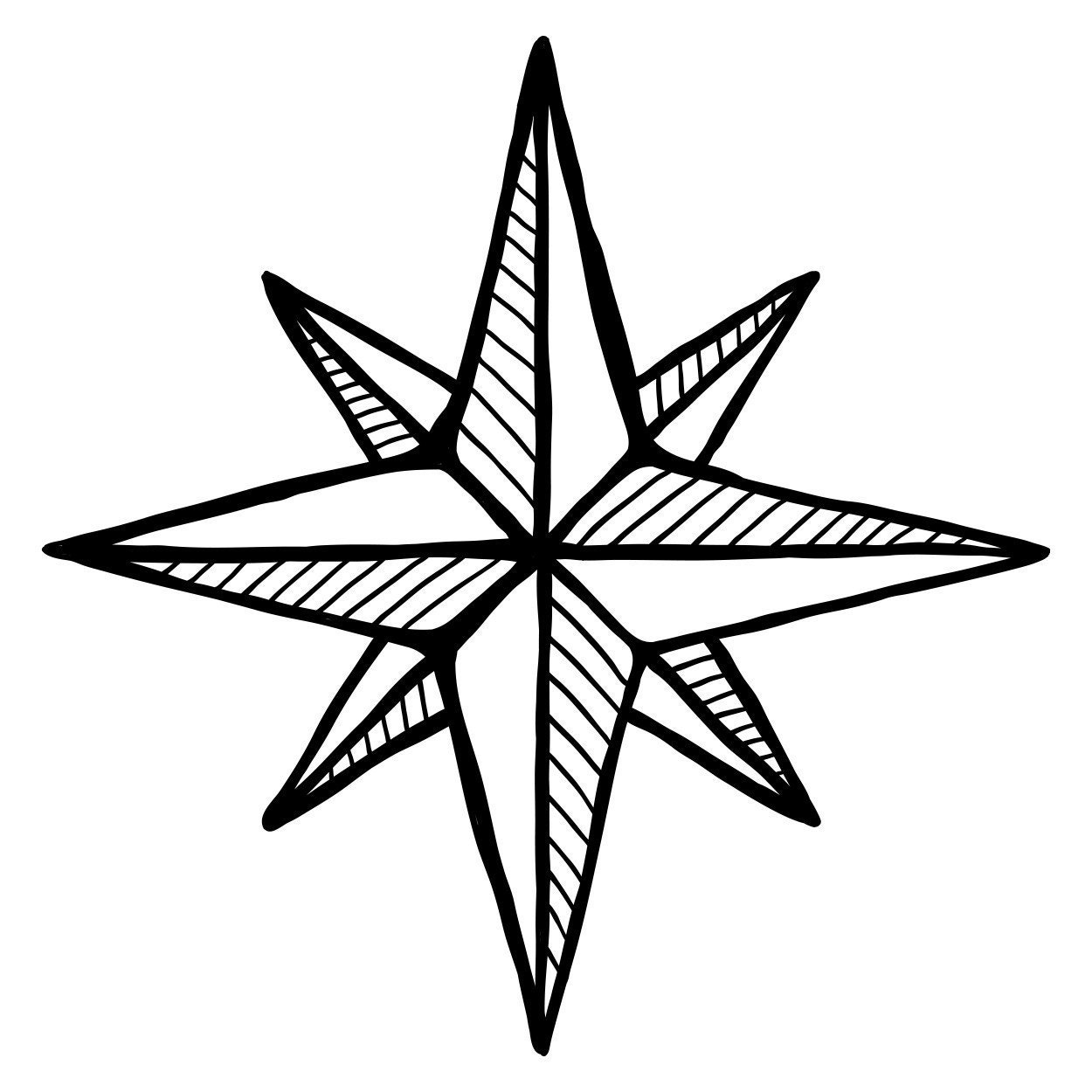 Hand Drawn Stars Vector Graphics Bundle. Star Doodles Clip | Etsy