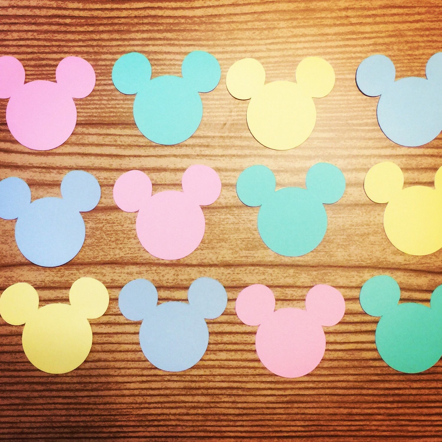 Mickey Mouse Cut Outs Various Sizes and Colors Available | Etsy