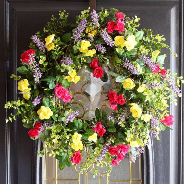 Handmade Wreaths Home Decor and More by BezaleesHandmade on Etsy