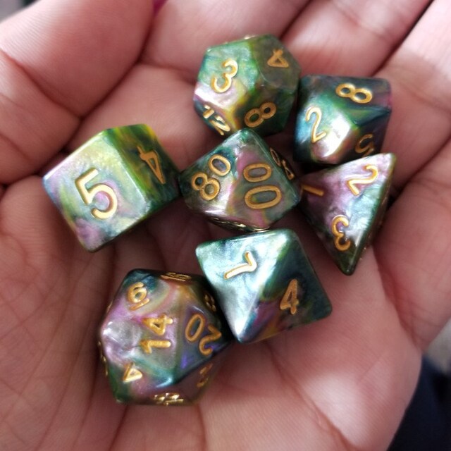 D&D Polyhedral Dice Sets Dice Dragons RPG Coffee by DiceCritters