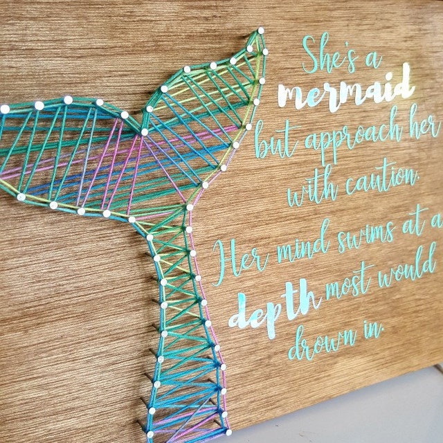 String Art Signs String Art Custom Handmade by NailStringAndWood