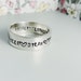 Mens Ring Silver Grandchildren Ring Customizable Ring Thick - Etsy
