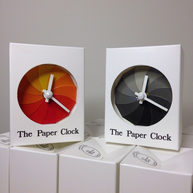 The Paper Clock is a uniquely designed gift item by ThePaperClock