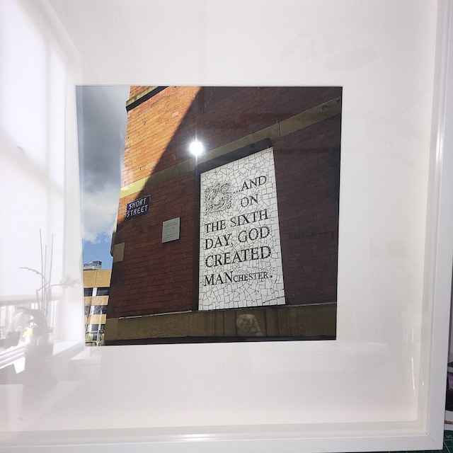 God Created Manchester/on the Sixth Day/framed Print/micro - Etsy UK