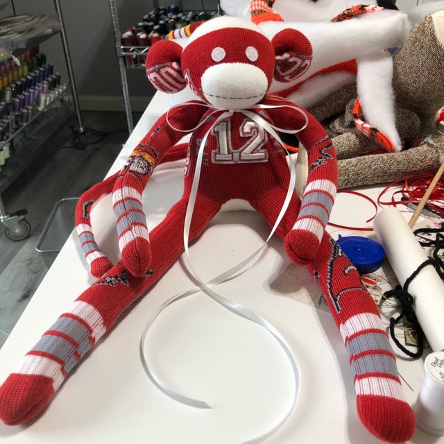 Handmade Sock Monkeys Keychains & Accessories by MissysMonkeys