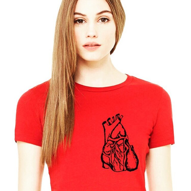 Anatomical Heart Shirt, Human Anatomy, Human Heart, Valentines Day ...
