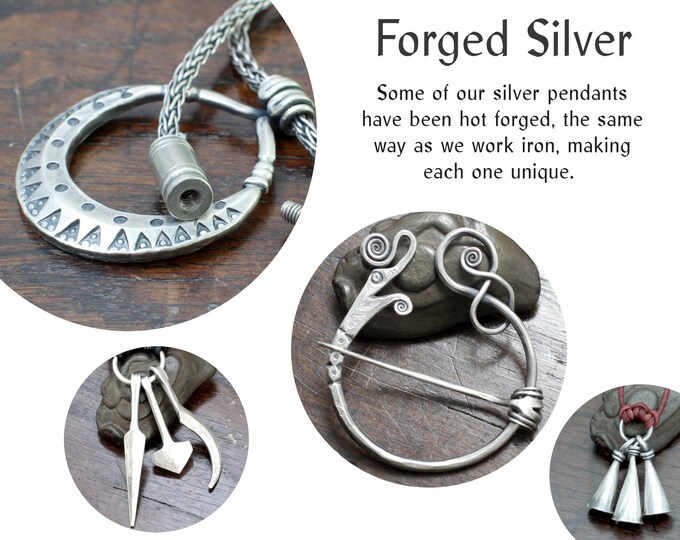 Hand Forged Silver & Iron Jewellery by Taitaya on Etsy