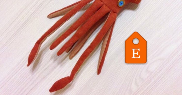 Squid Plush Pattern Squid Toy Sewing Pattern and Tutorial PDF Sea ...