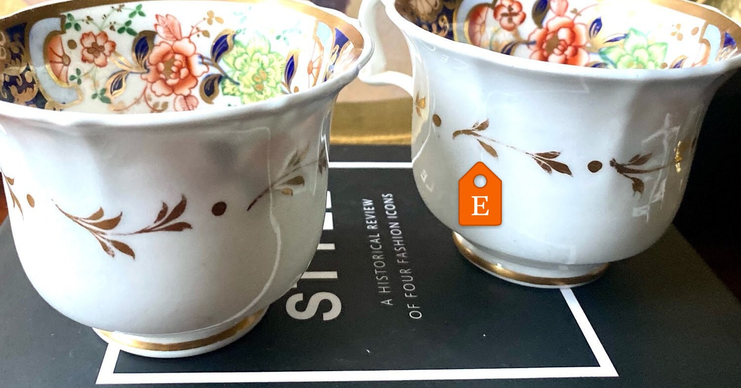 Delightful C1850 Samuel Alcock Rococo Revival Tea/coffee Cups - Etsy