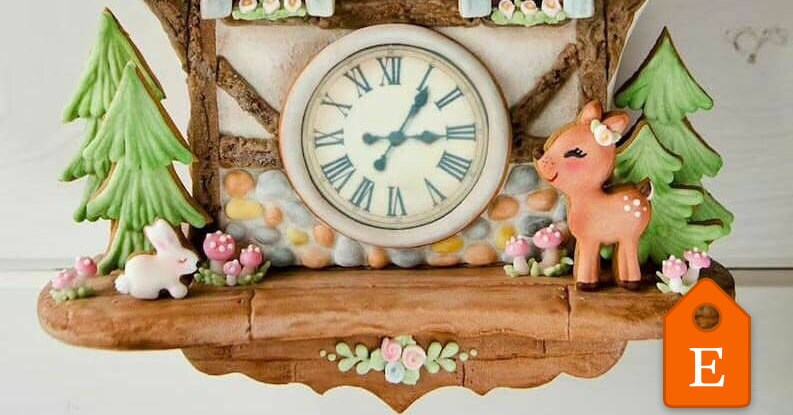 Gingerbread Cuckoo Clock House Cookie Cutter Set Cuckoo Clock ...