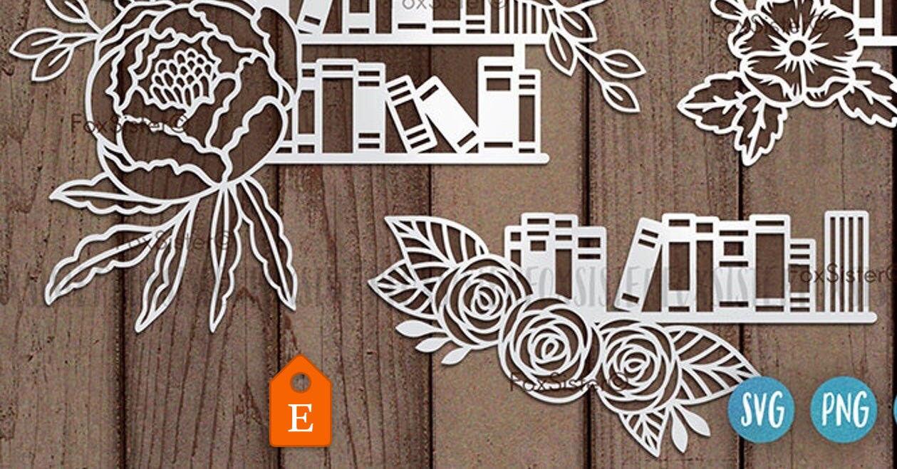 Books Svg Bundle for Cricut and Silhouette Book Lover Svg - Etsy