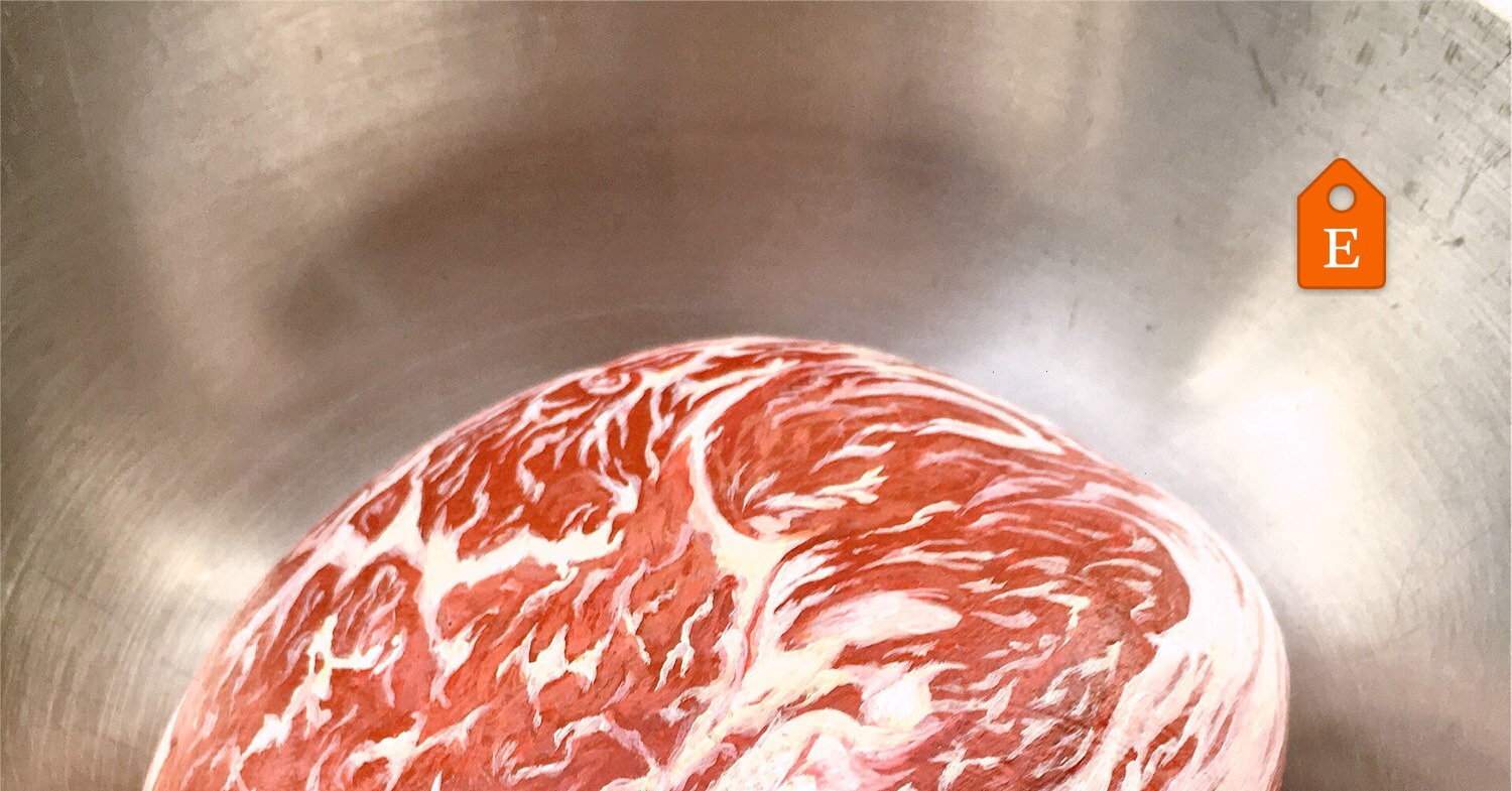 Rock painting Meat love handmade original great gift for you | Etsy