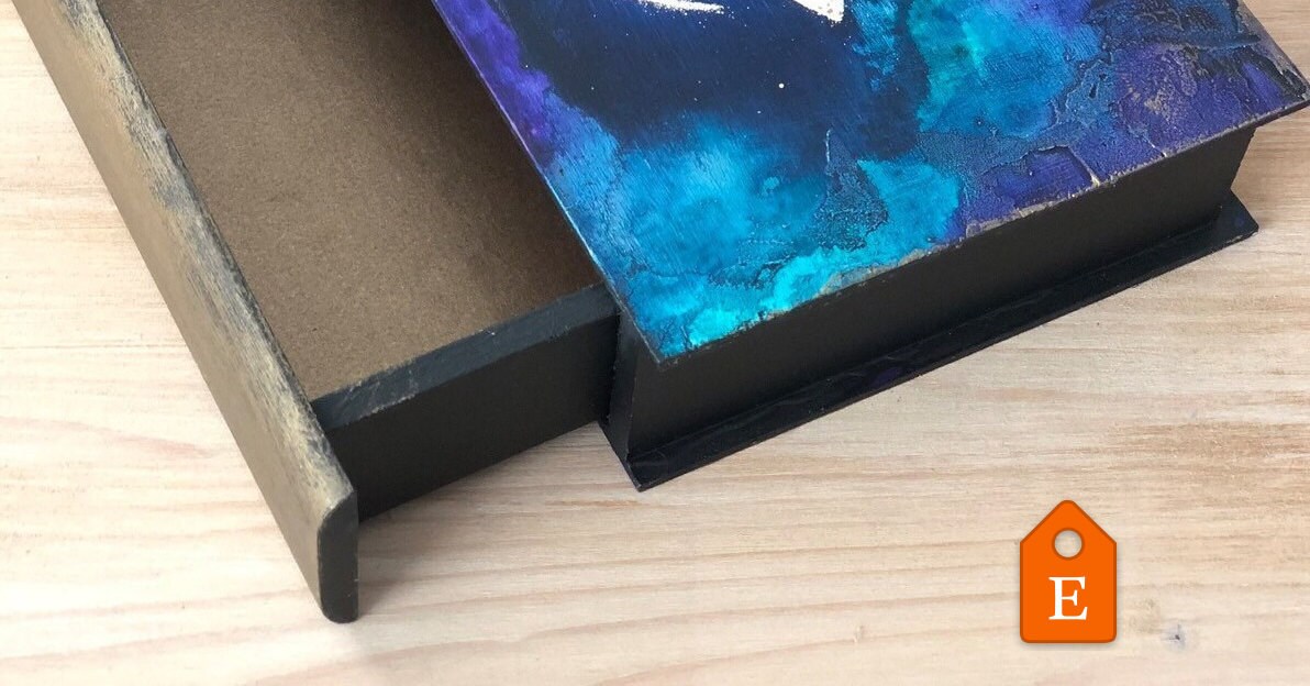 Fantasy Dragon Magic Box Dungeon Master Wooden Book With - Etsy