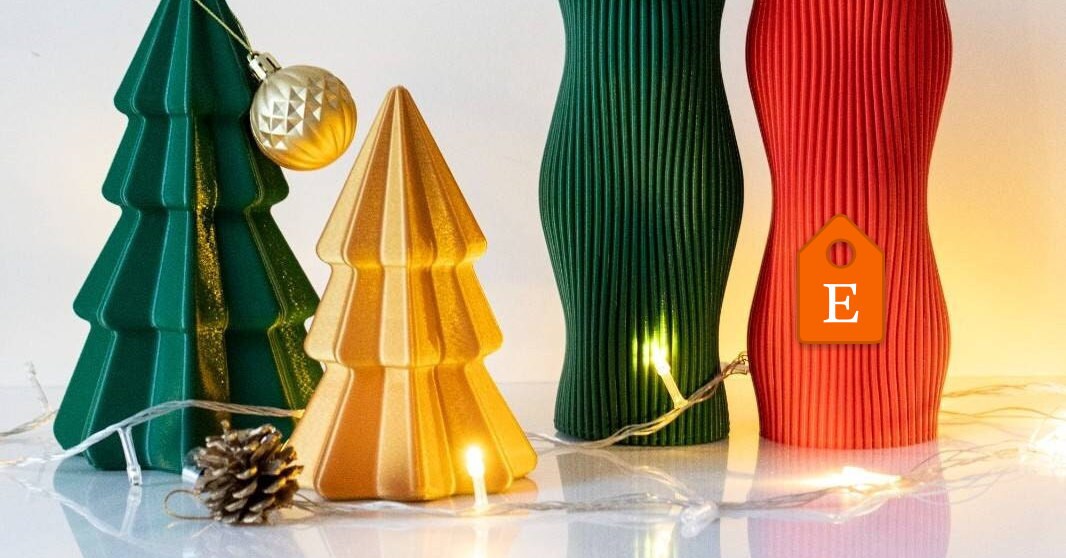 Modern Geometric Vase as Christmas Gift for Aesthetic Home Decor, Shelf ...